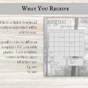 Taylor Swift Era's Inspired Printable Undated Monthly Calendar and ...