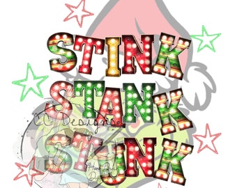 Stink Stank Stunk Sign | Etsy