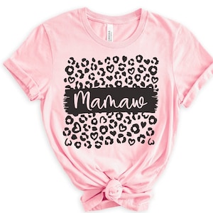 Mamaw SVG - Mamaw Shirt Cricut Cut File - Mamaw Leopard SVG - Mamaw ...