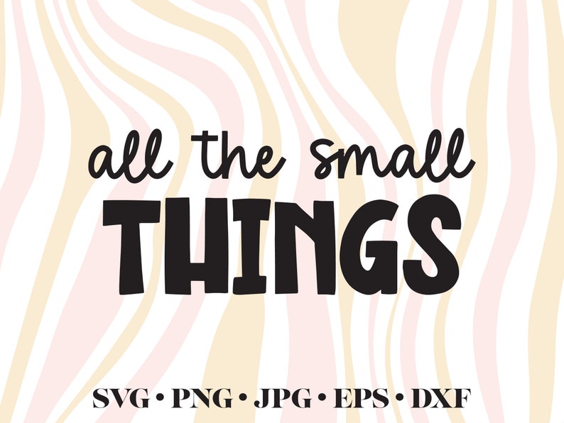 All the Things SVG PNG, All the Small Things Cut File, Makeup Bag Svg ...