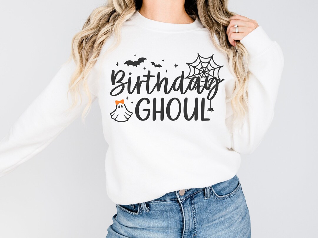 Birthday Ghoul Svg, Girl Birthday Svg, Halloween Birthday Svg, Cute ...