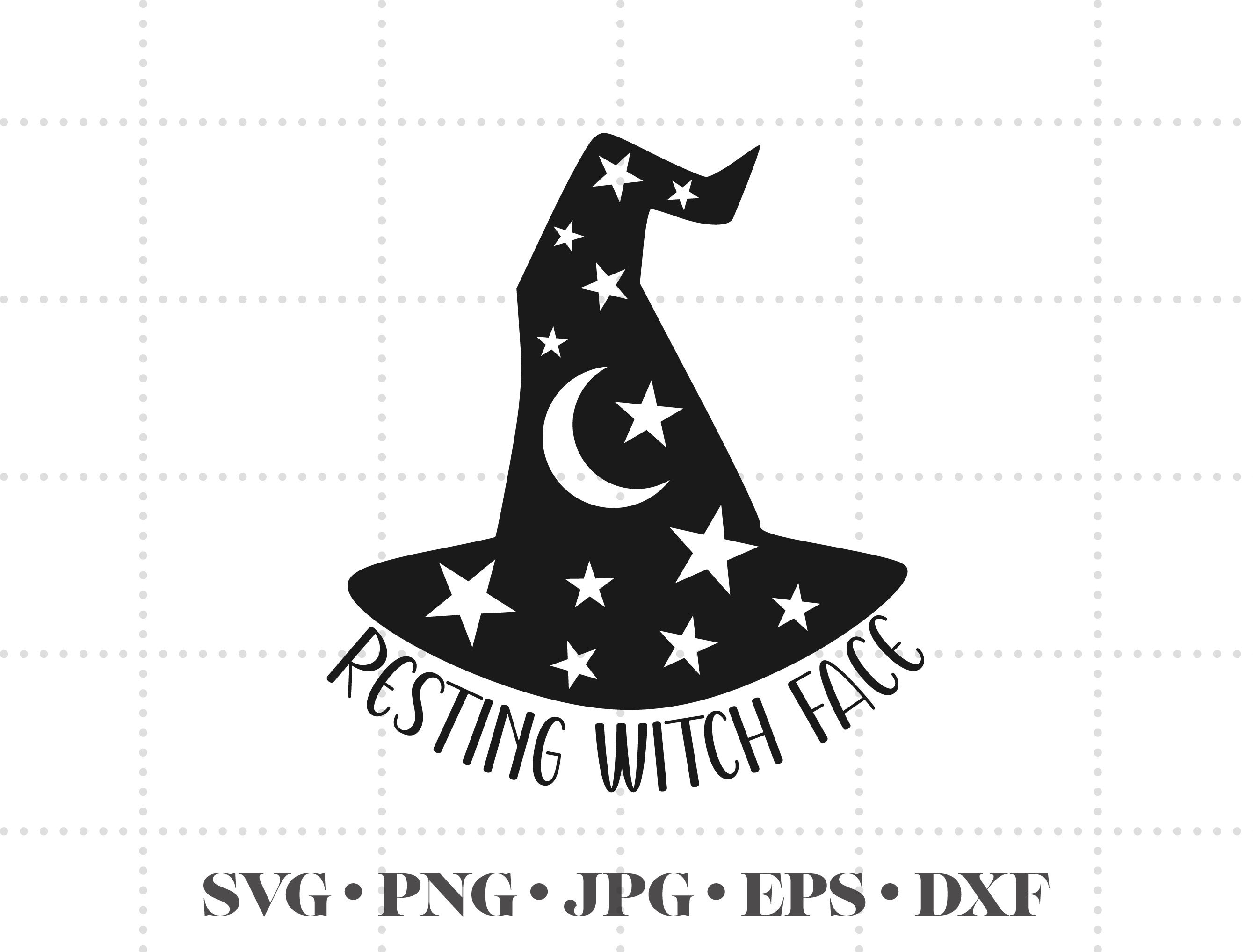 Resting Witch Face SVG, Witchy Woman Svg, Witchy Svg Png, Witchy ...