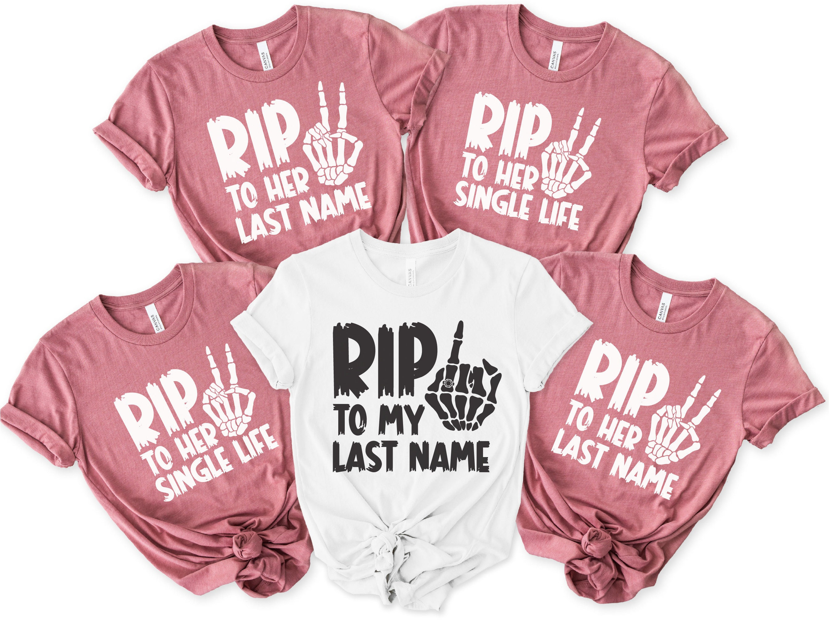 RIP to My Last Name Svg Png, RIP to the Single Life, Skeleton ...