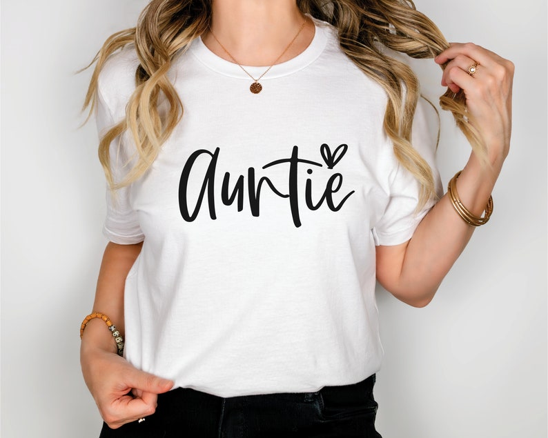 Auntie SVG PNG, Cute Auntie Cut File, Aunt Shirt Svg, Cricut and ...