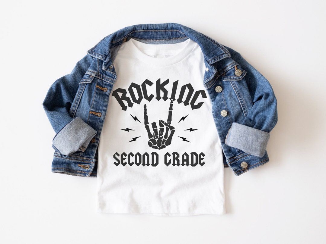 Rocking Second Grade Svg Png, Second Grade Cut File, Funny Second Grade ...