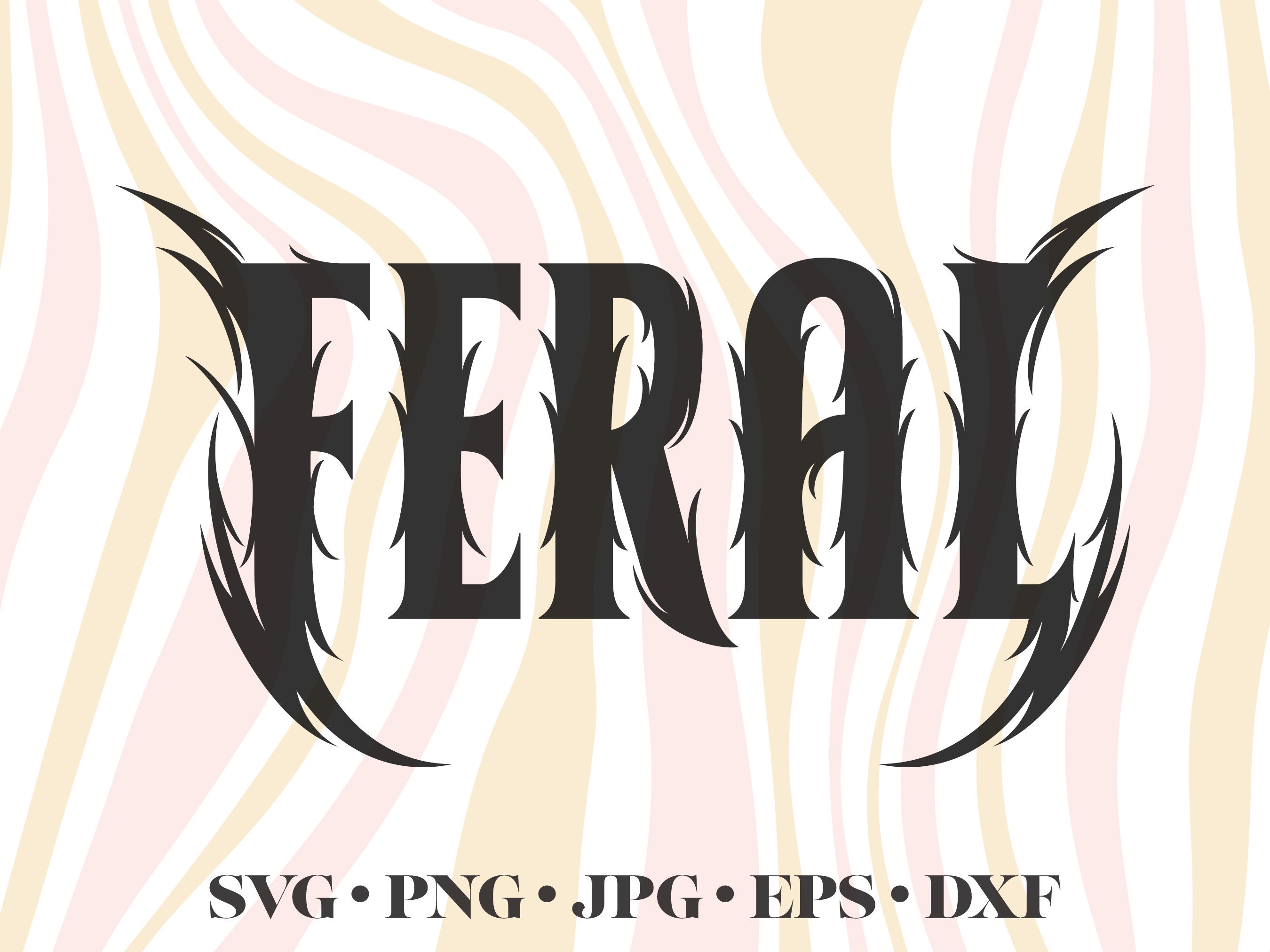 Feral SVG, Somebodys Feral Svg, Feral Metal Rocker Shirt Design, Feral ...