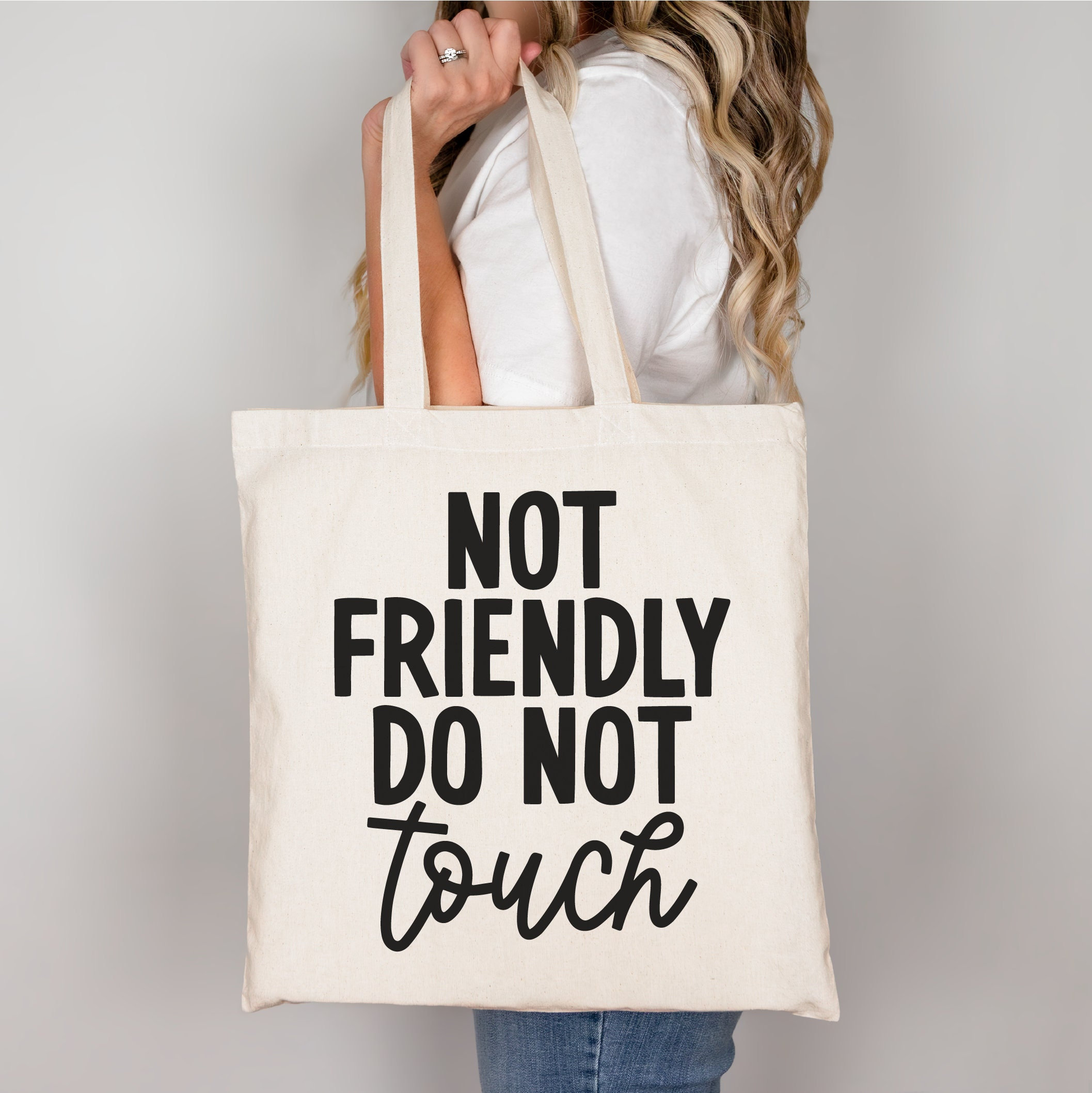 Not Friendly Do Not Touch SVG PNG, Don't Touch SVG, Cricut & Silhouette ...