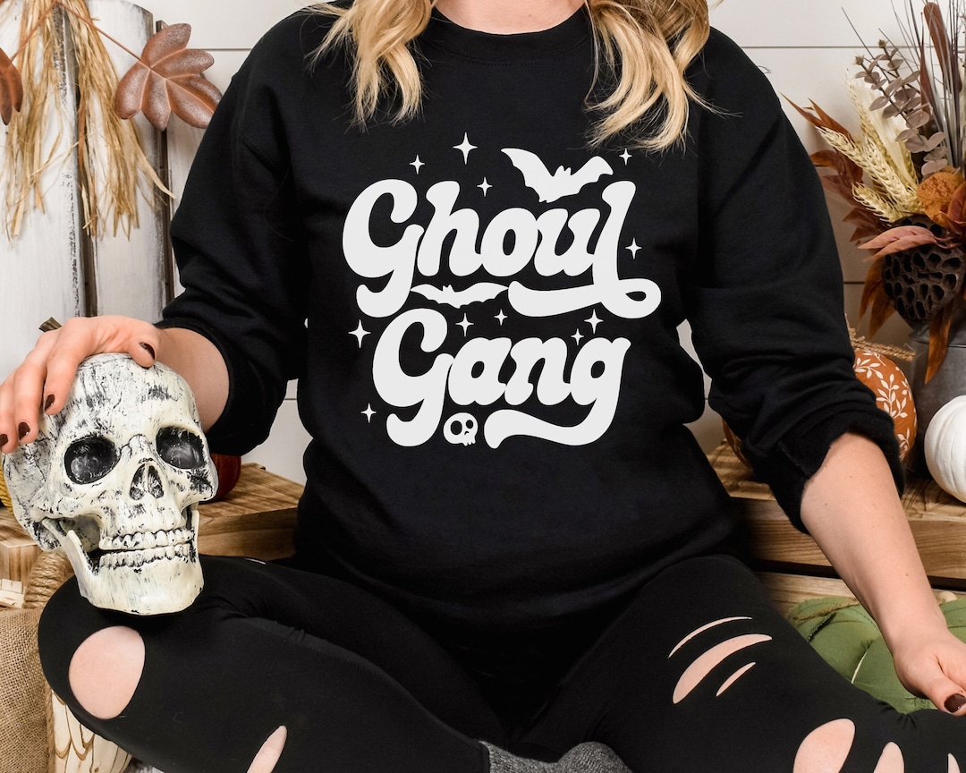 Ghoul Gang SVG, PNG, Cute Ghoul Cut File, Halloween Shirt SVG, Let’s Go ...