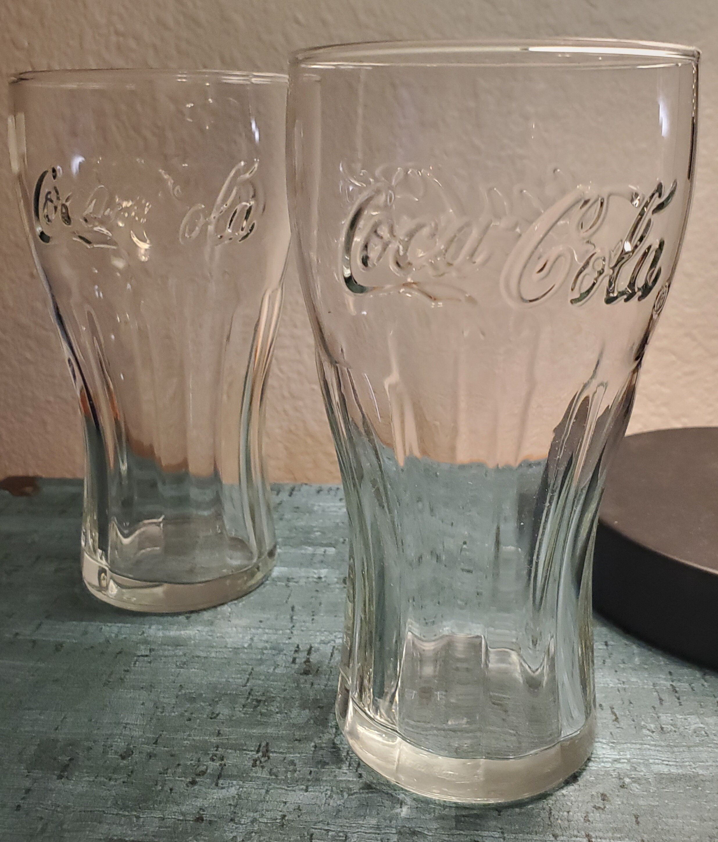 Coca Cola Retro Glasses Set of 2 - Etsy