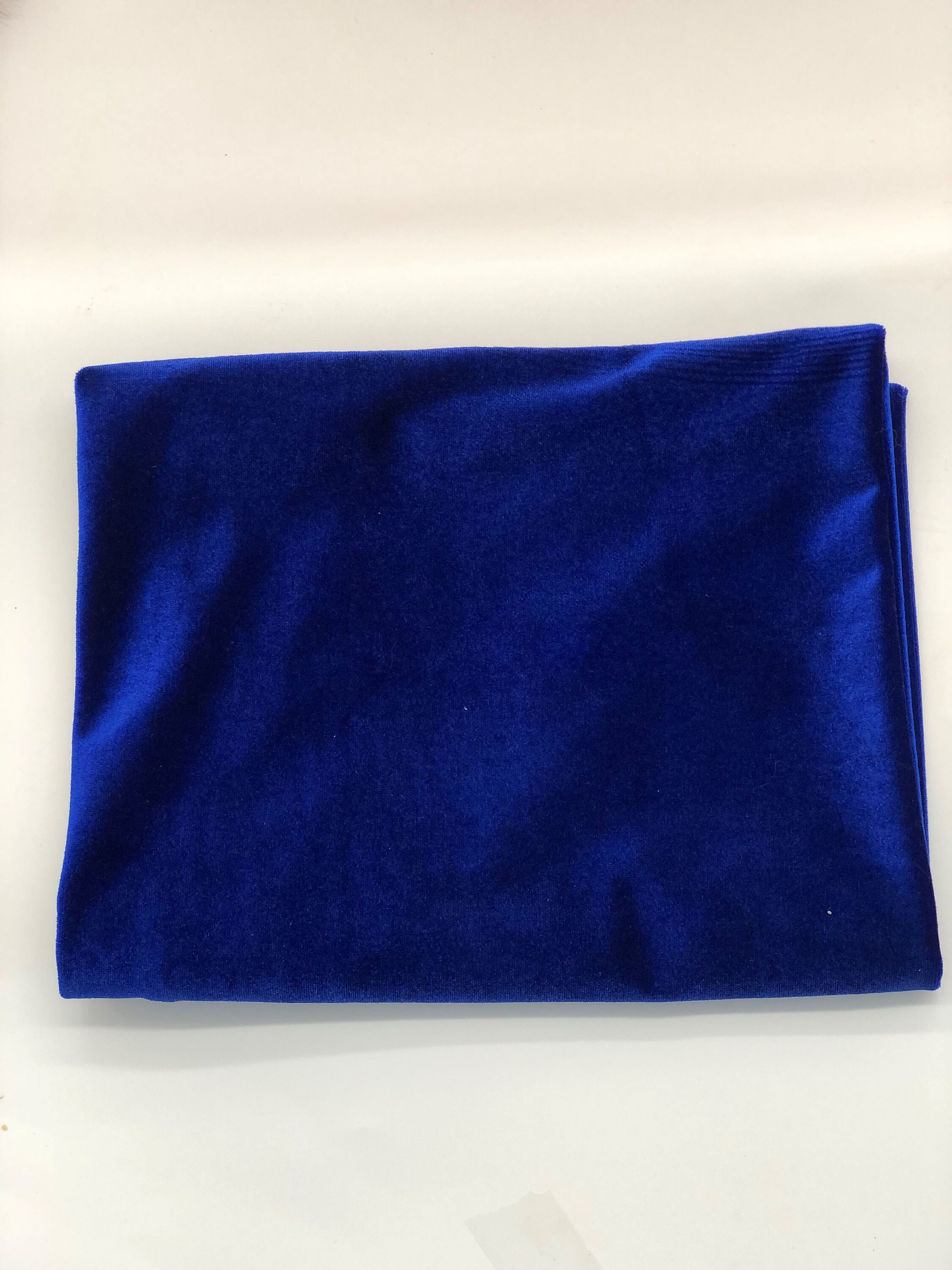 Royal Blue / Electric Blue Velvet Snood, Handmade Cowl Scarf in a ...