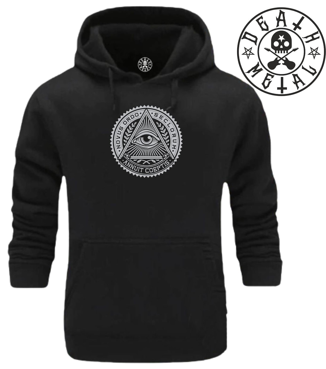 Annuit Coeptis Hoodie Music Clothing Pop Hip Hop Rock N Roll Heavy ...