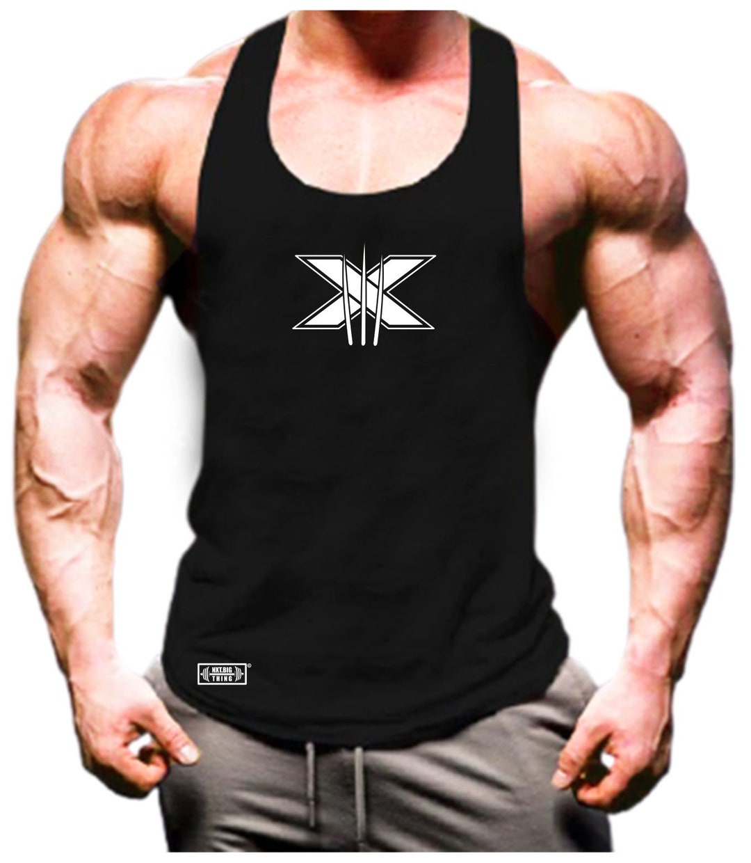 Beast X Vest Gym Clothing Bodybuilding Weight Training Workout Exercise ...