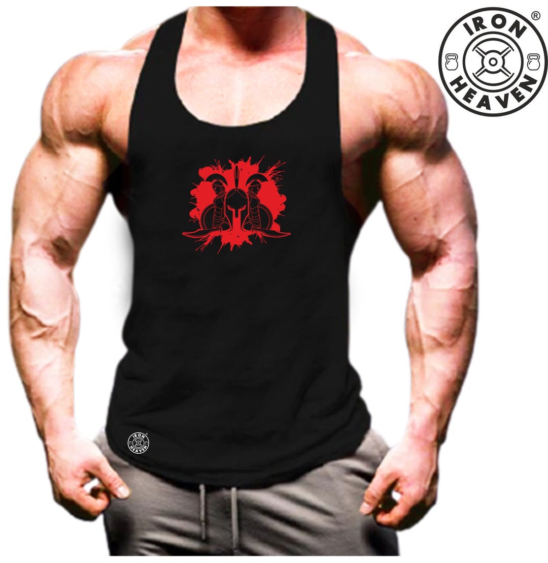 Spartan Warriors Vest Gym Clothing Bodybuilding Weight Training Workout ...