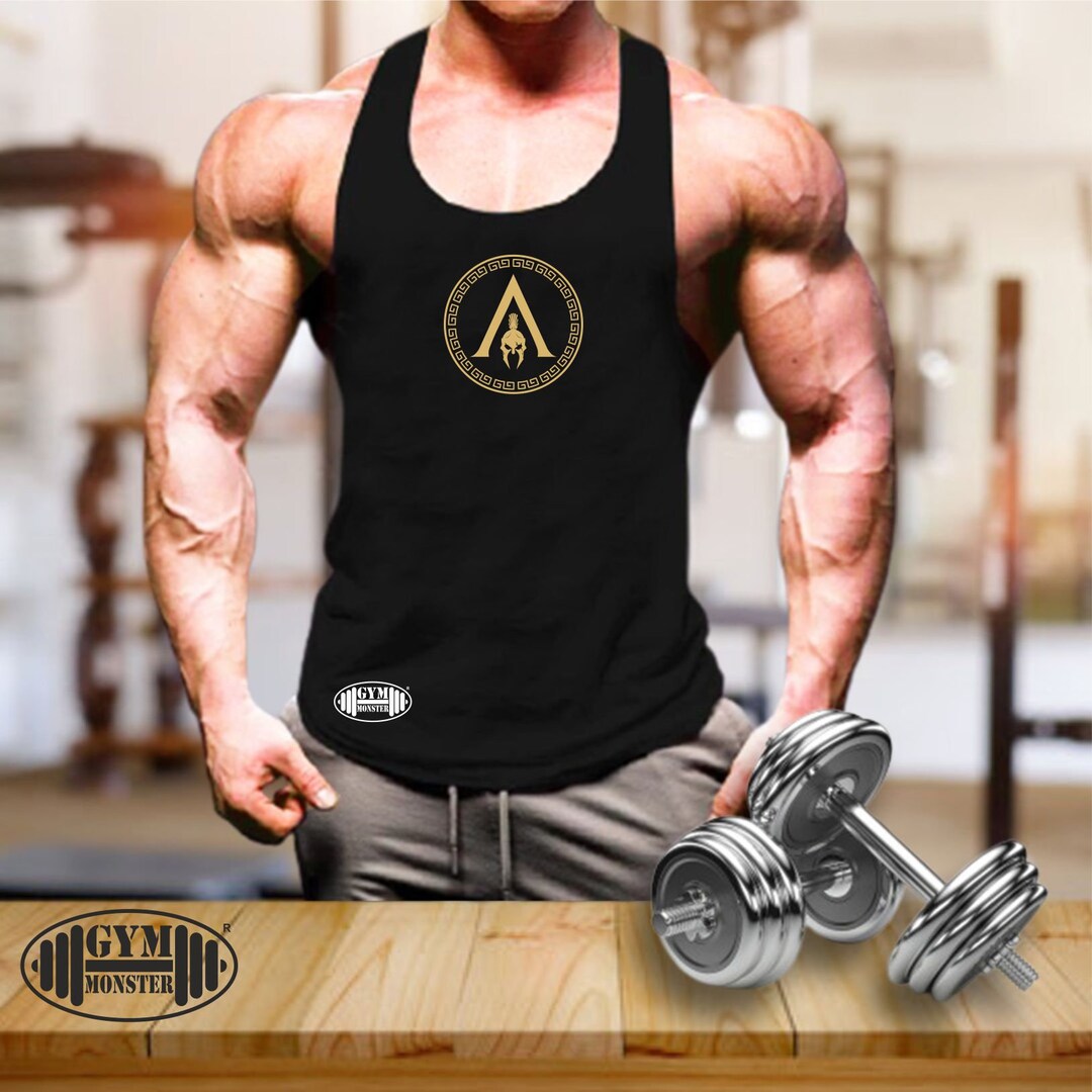 Spartan Lambda Shield Vest Gym Clothing Bodybuilding Training Workout ...