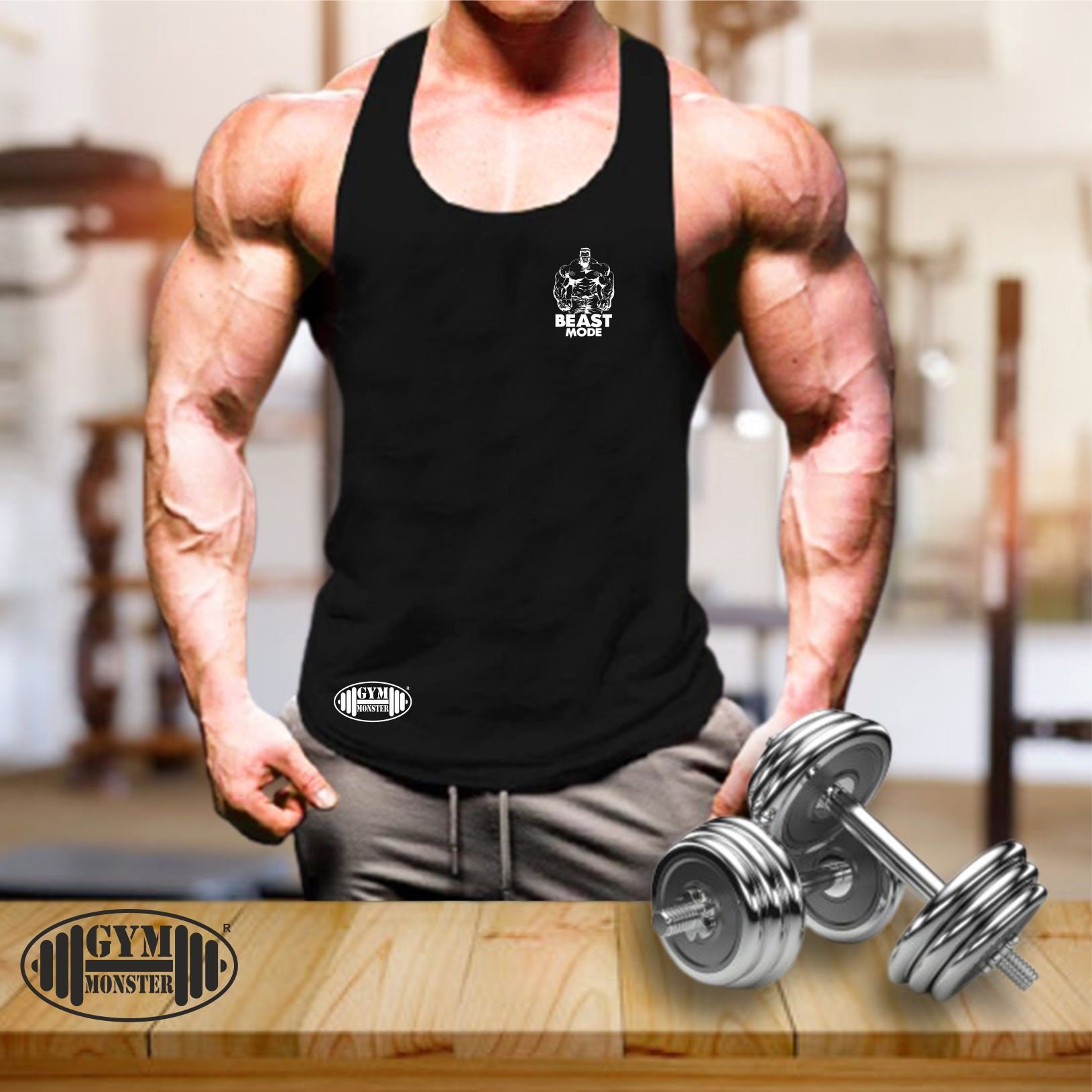 Hulk Beast Mode Vest Pocket Gym Clothing Bodybuilding Training Workout ...