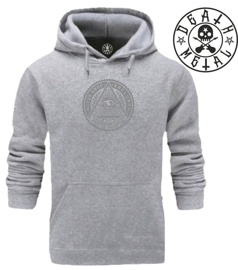 Annuit Coeptis Hoodie Music Clothing Pop Hip Hop Rock N Roll Heavy ...