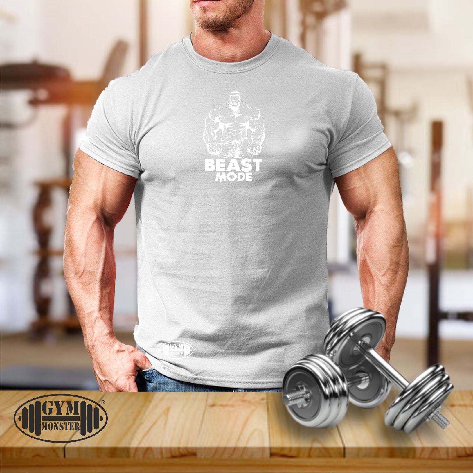 Hulk Beast Mode T Shirt Gym Clothing Bodybuilding Training Workout ...