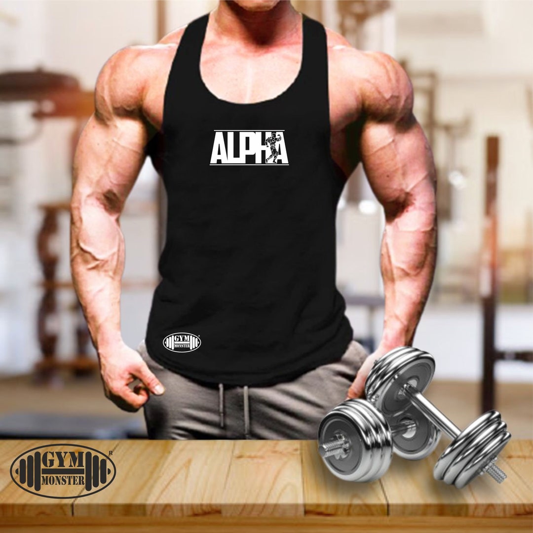 Alpha Vest Gym Monster Clothing Bodybuilding Training Workout Exercise ...
