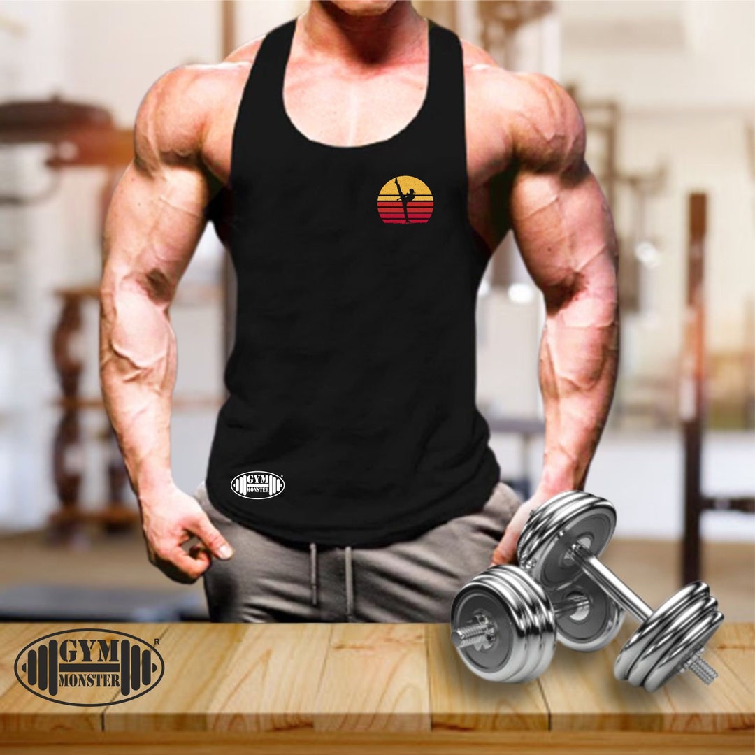 Karate Vest Pocket Gym Clothing Bodybuilding Training Workout Exercise ...