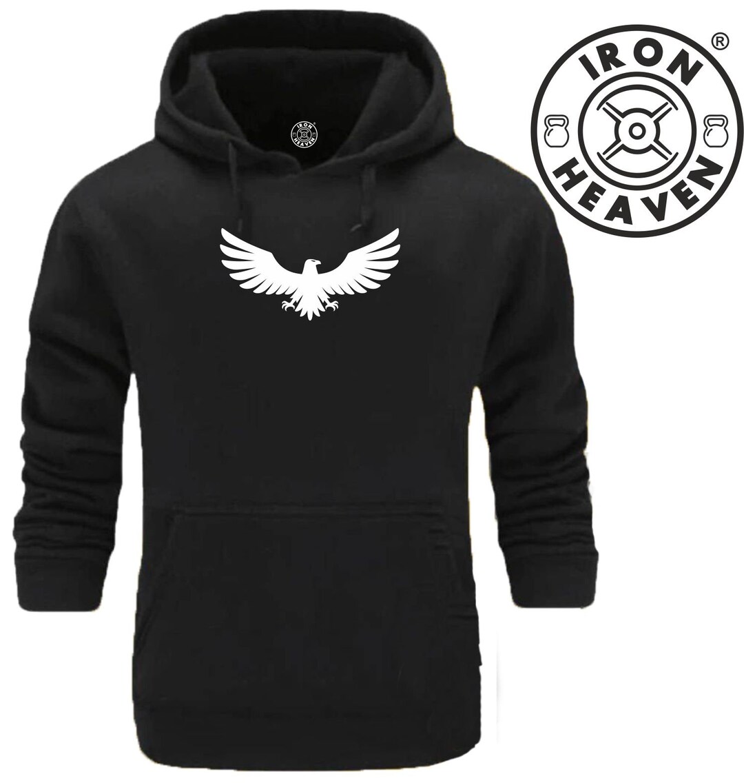 Eagle Hoodie Falcon Hawk Gym Clothing Bodybuilding Training Workout ...