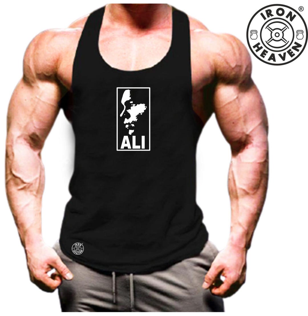 Ali Stringer Vest Gym Clothing Muscles Bodybuilding Training Workout ...