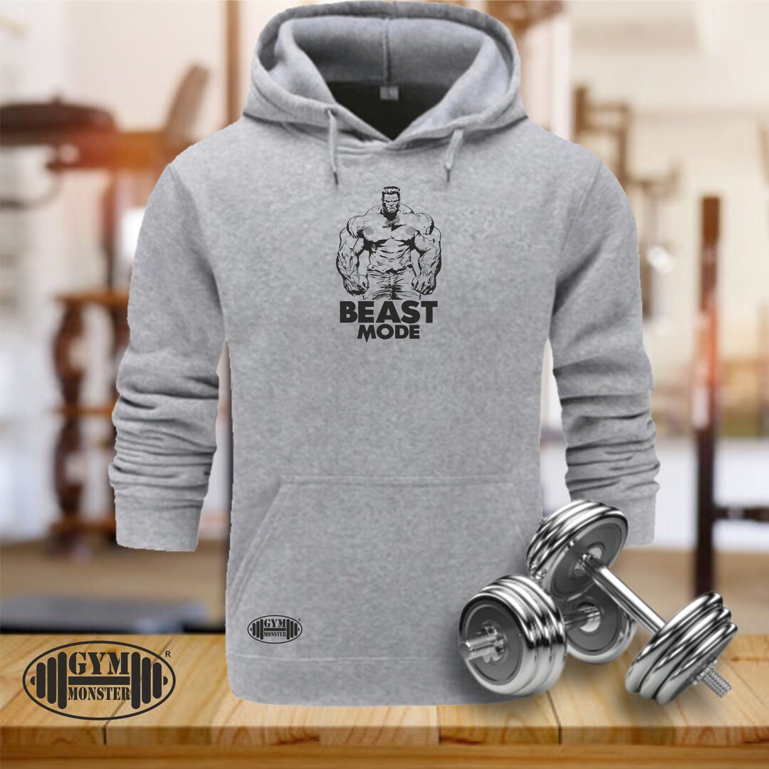 Hulk Beast Mode Hoodie Gym Clothing Bodybuilding Training Workout ...