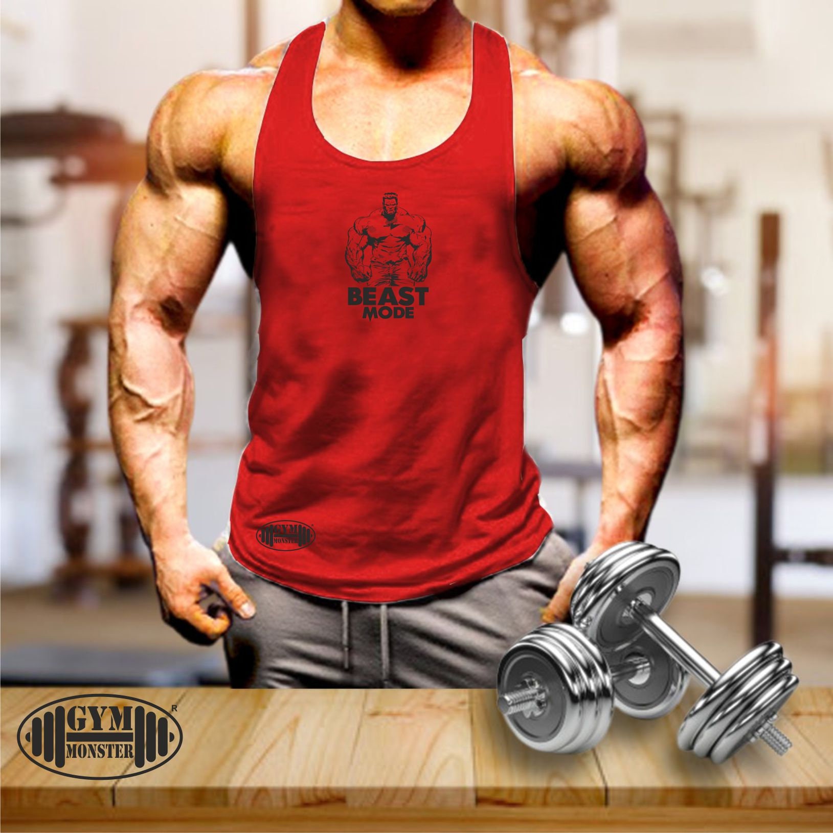 Hulk Beast Mode Vest Gym Clothing Bodybuilding Training Workout ...