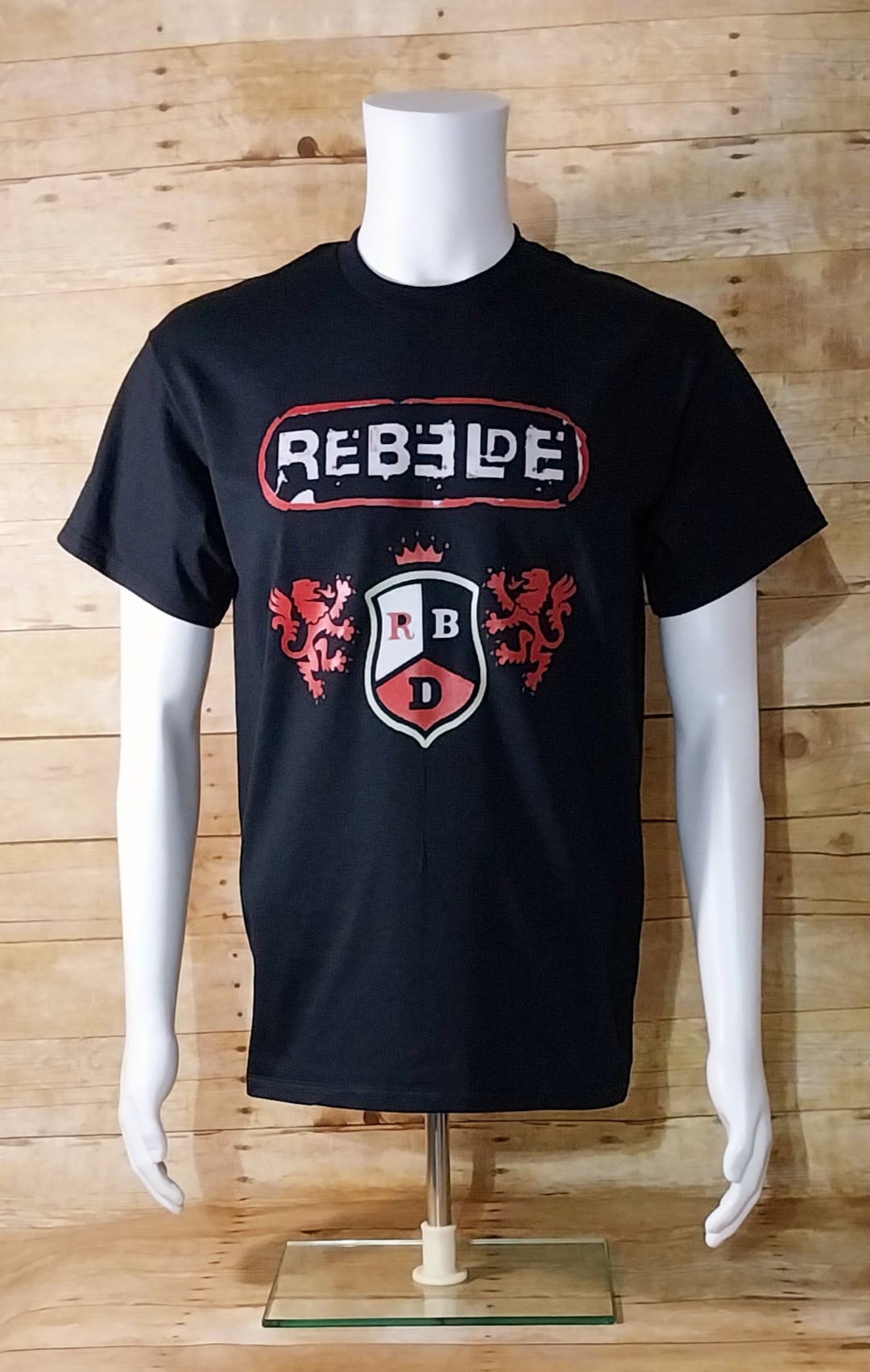 RBD , Rebelde Logo ,band Pop Music , Black T-shirt for Men (DTP) - Etsy