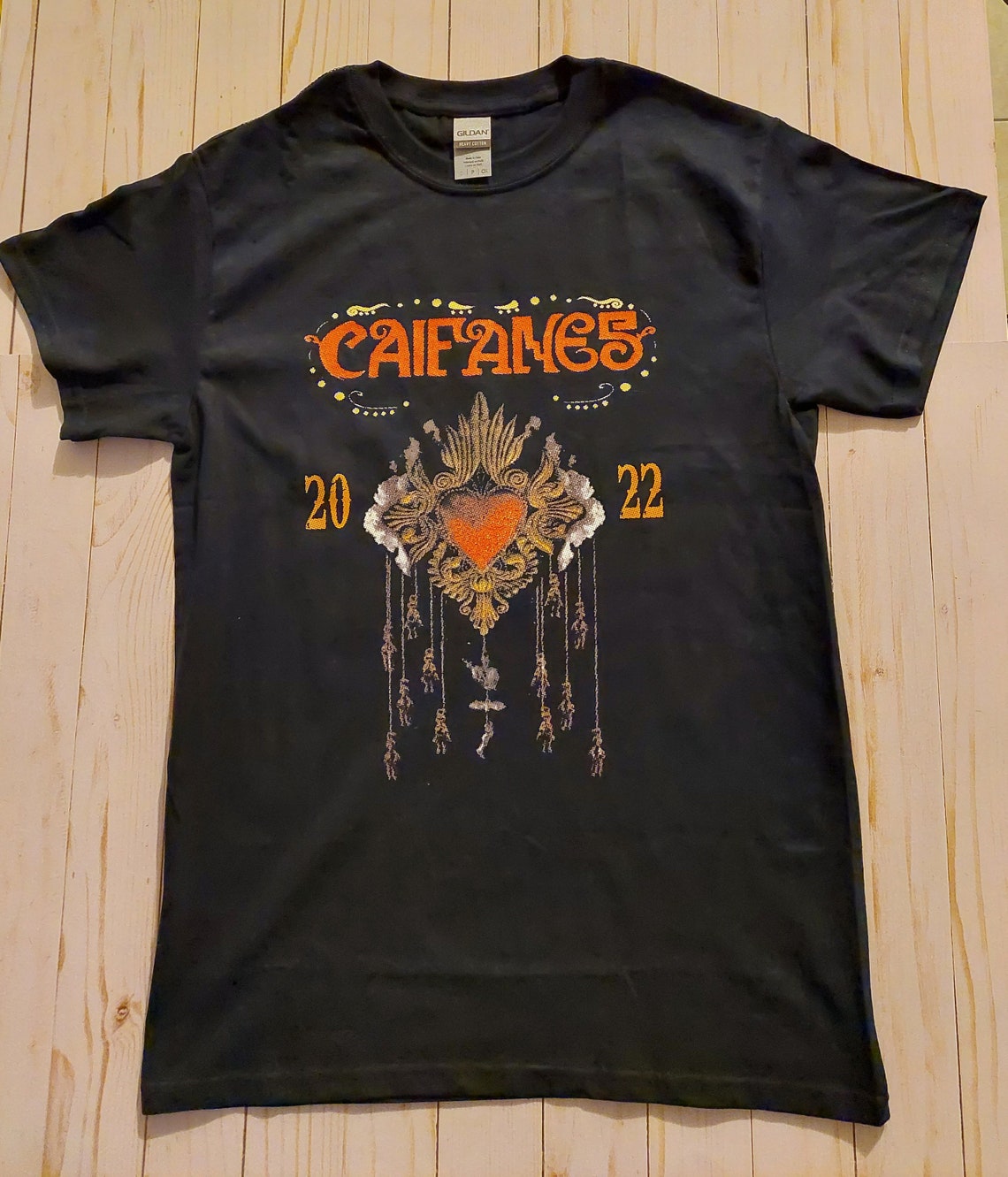 Caifanes ,rock Mexicano Band , Black T-shirt ,for Men (DTP) 2022 Tour ...