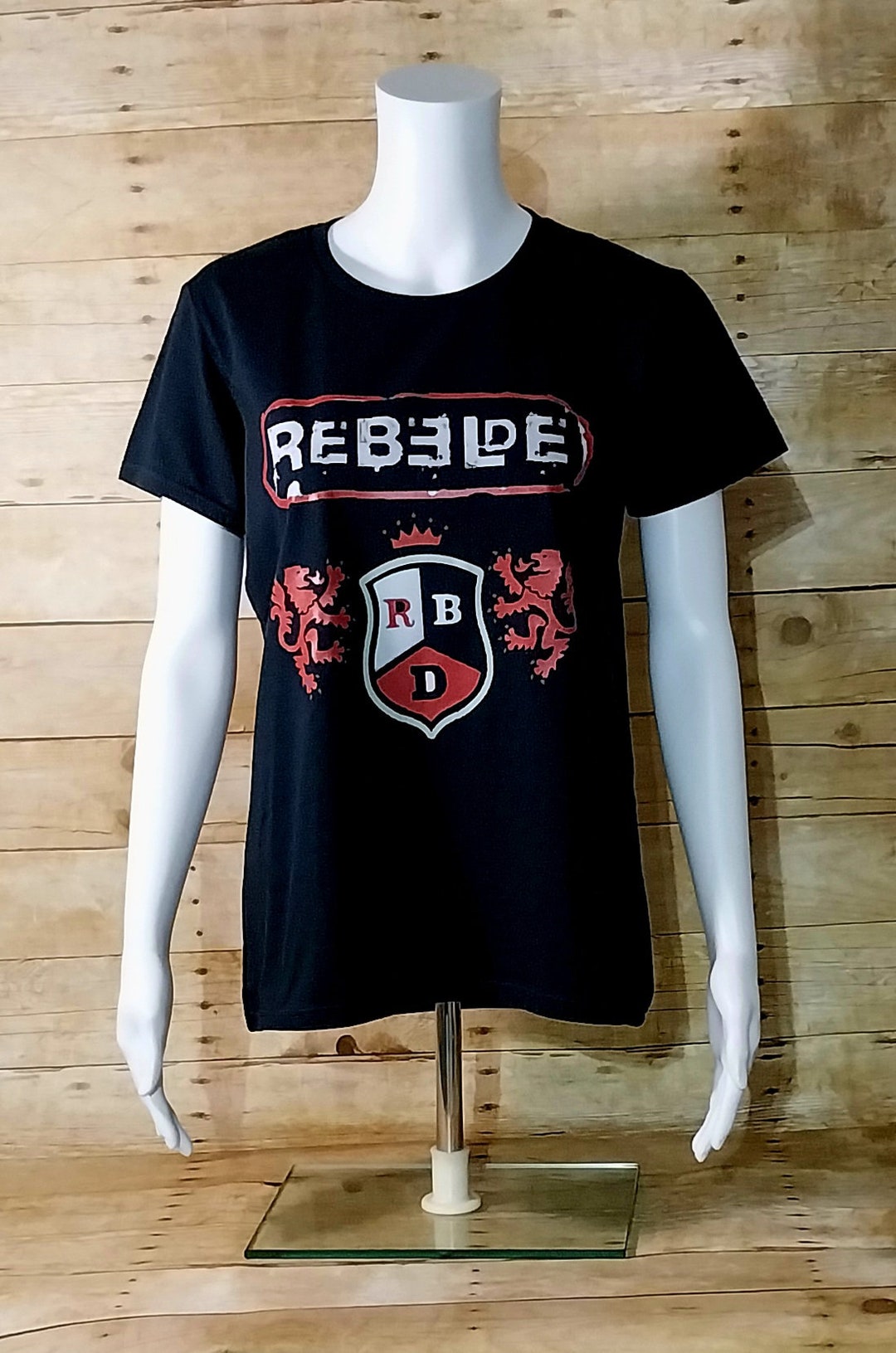 RBD , Rebelde Logo ,band Pop Music , Black T-shirt for Women (DTP) - Etsy