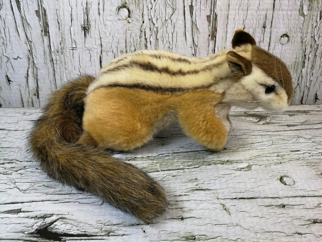 Realistic Chipmunk Plush Toy Stuffed Animal - Etsy
