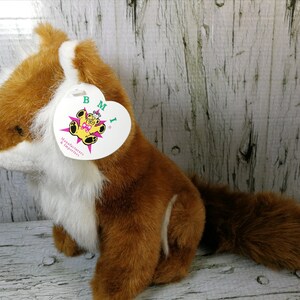 Vintage Red Fox Plush Toy Stuffed Animal by BMI America 1998 - Etsy