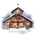 Christmas Farm Barn Watercolor Clipart, Christmas Winter Scene, Book ...