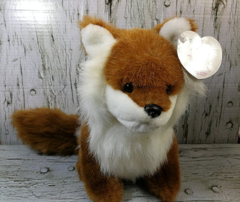 Vintage Red Fox Plush Toy Stuffed Animal by BMI America 1998 - Etsy
