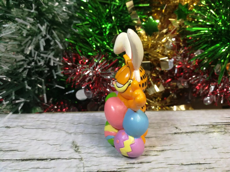 Garfield the Cat Easter Bunny Rabbit Action Figure Custom - Etsy