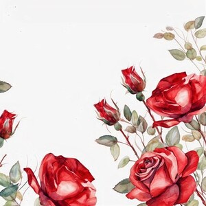 16 Roses Border Clipart Images, Floral Print, Book Scrapping,high ...