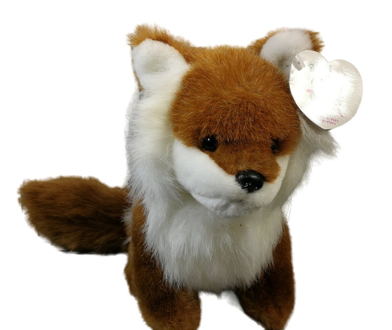 Vintage Red Fox Plush Toy Stuffed Animal by BMI America 1998 - Etsy