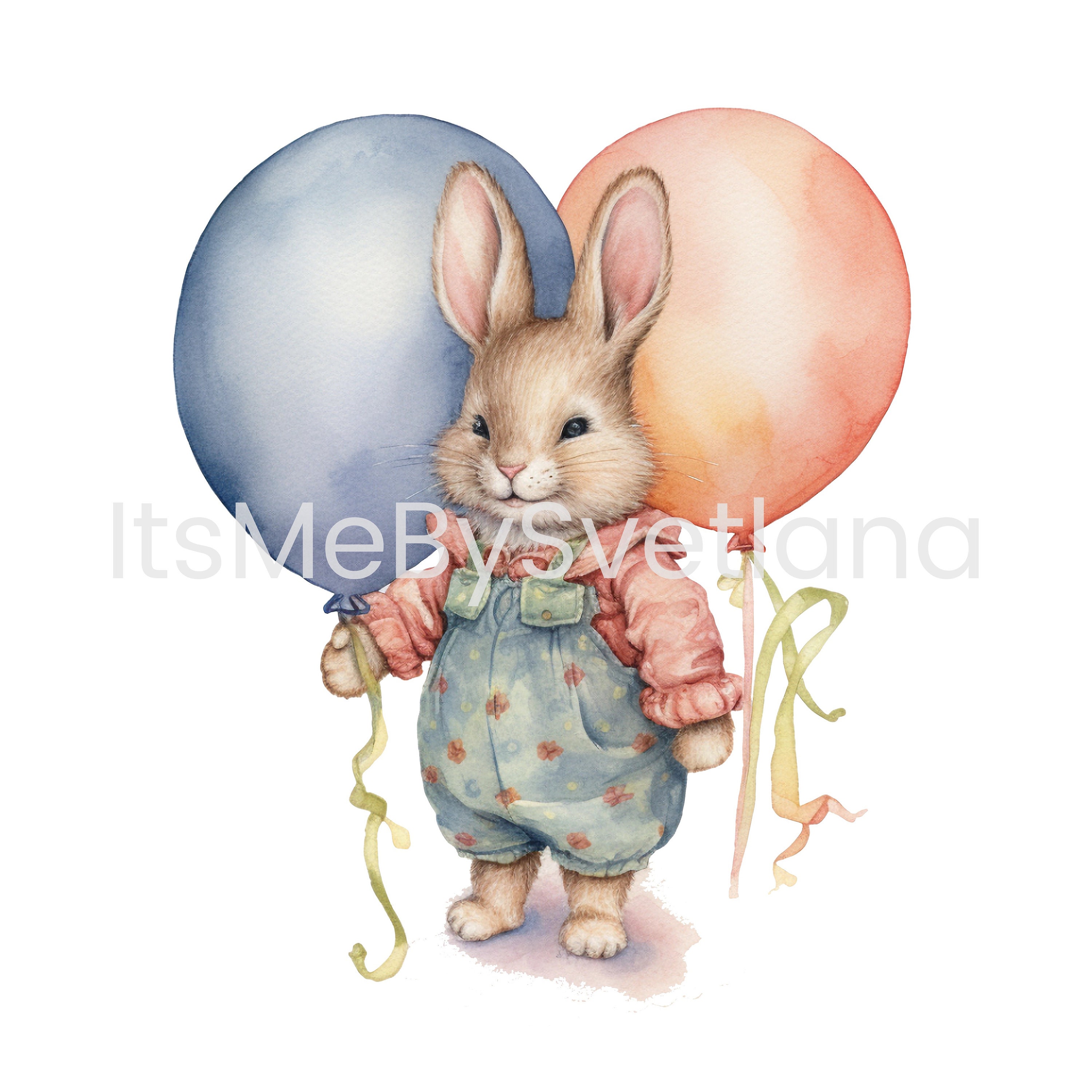 Birthday Party Clipart Balloon Animals Birthday Invitations - Etsy ...