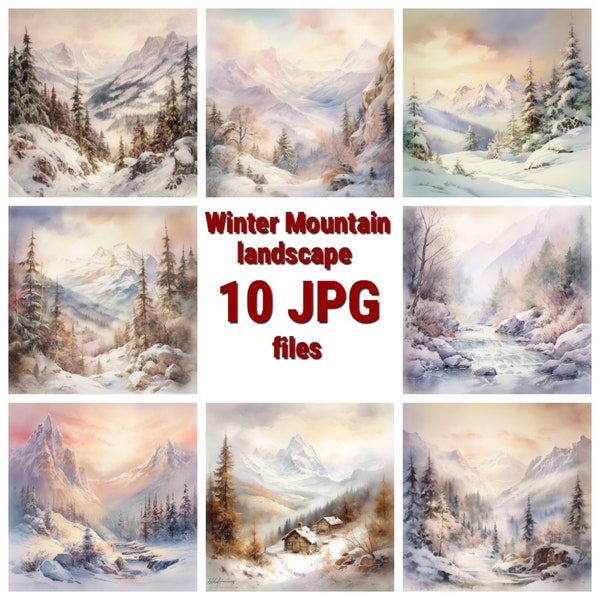 Mountain Clipart - Etsy