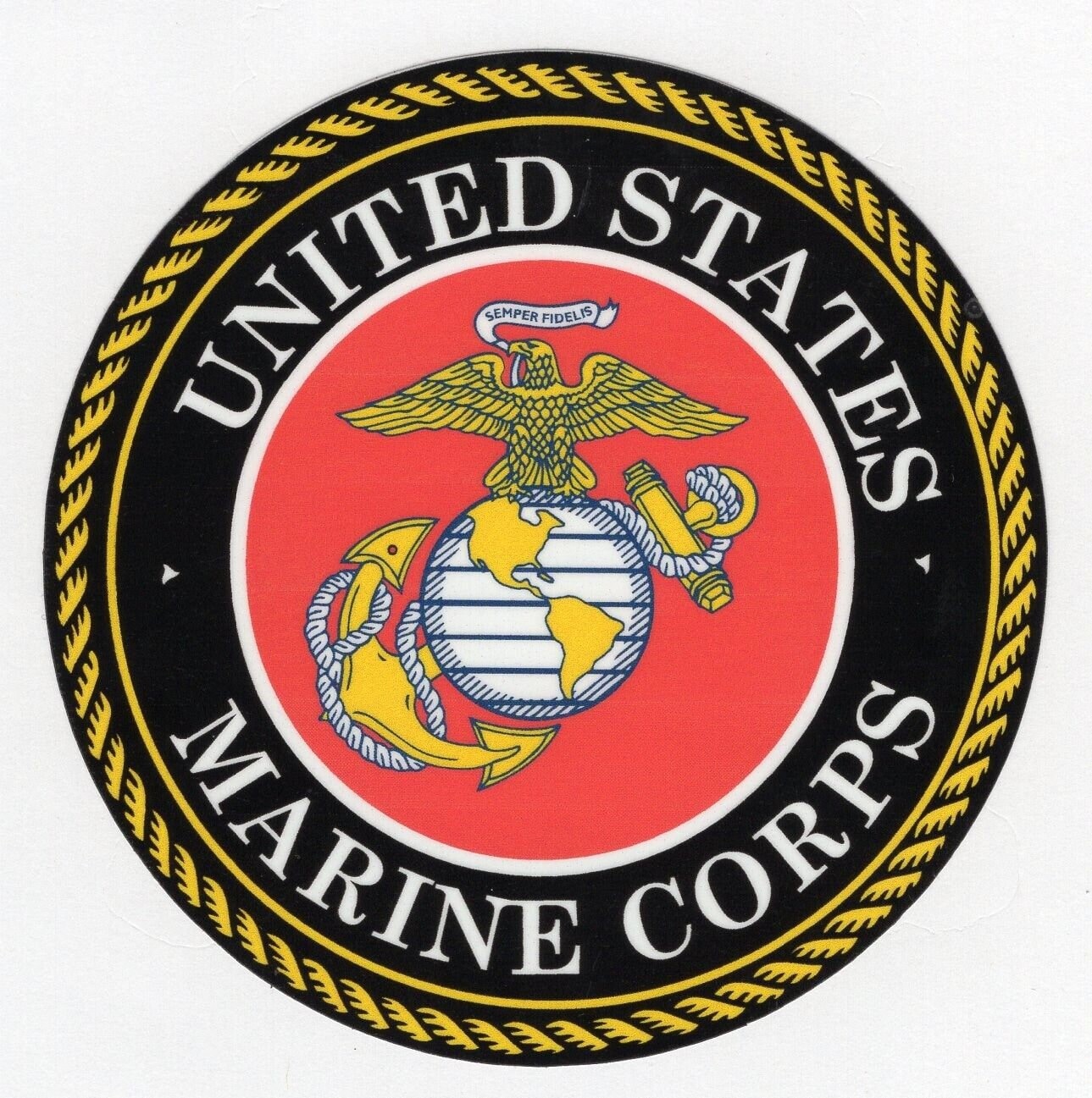 USMC Marine Corps Seal Decal Officially Licensed Various Sizes Car ...