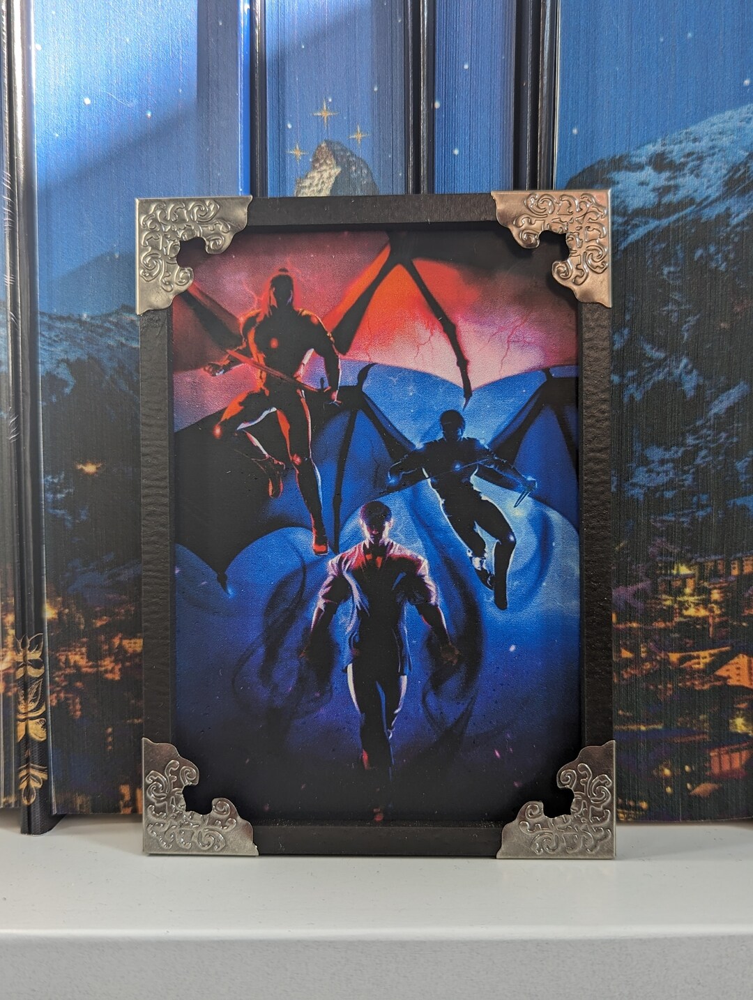 Bat Boys Movie Poster Licensed ACOTAR Bookshelf Sign Rhysand Azriel ...