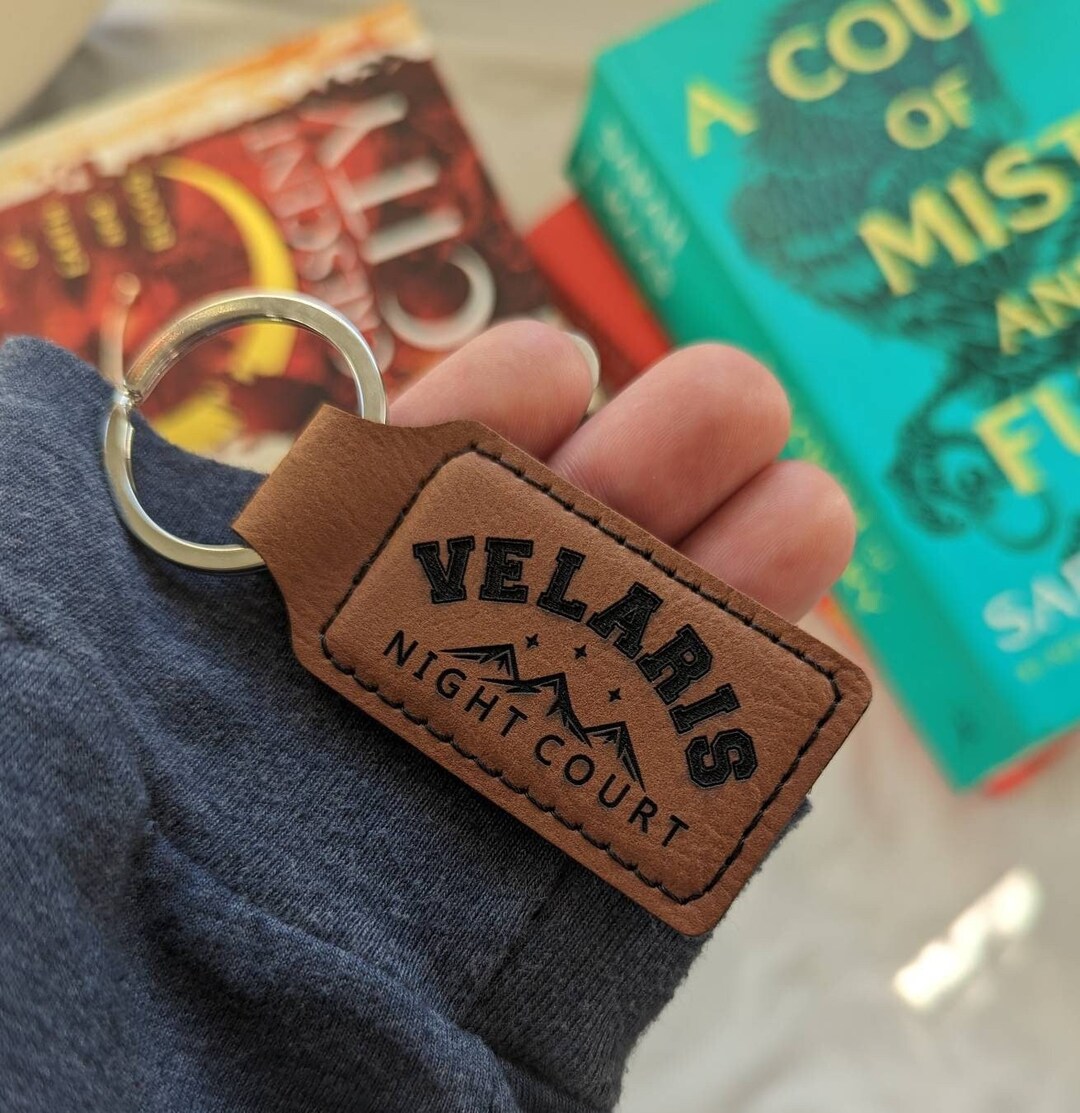 Velaris Leather Keychain ACOTAR Officially Licensed, Night Court ...