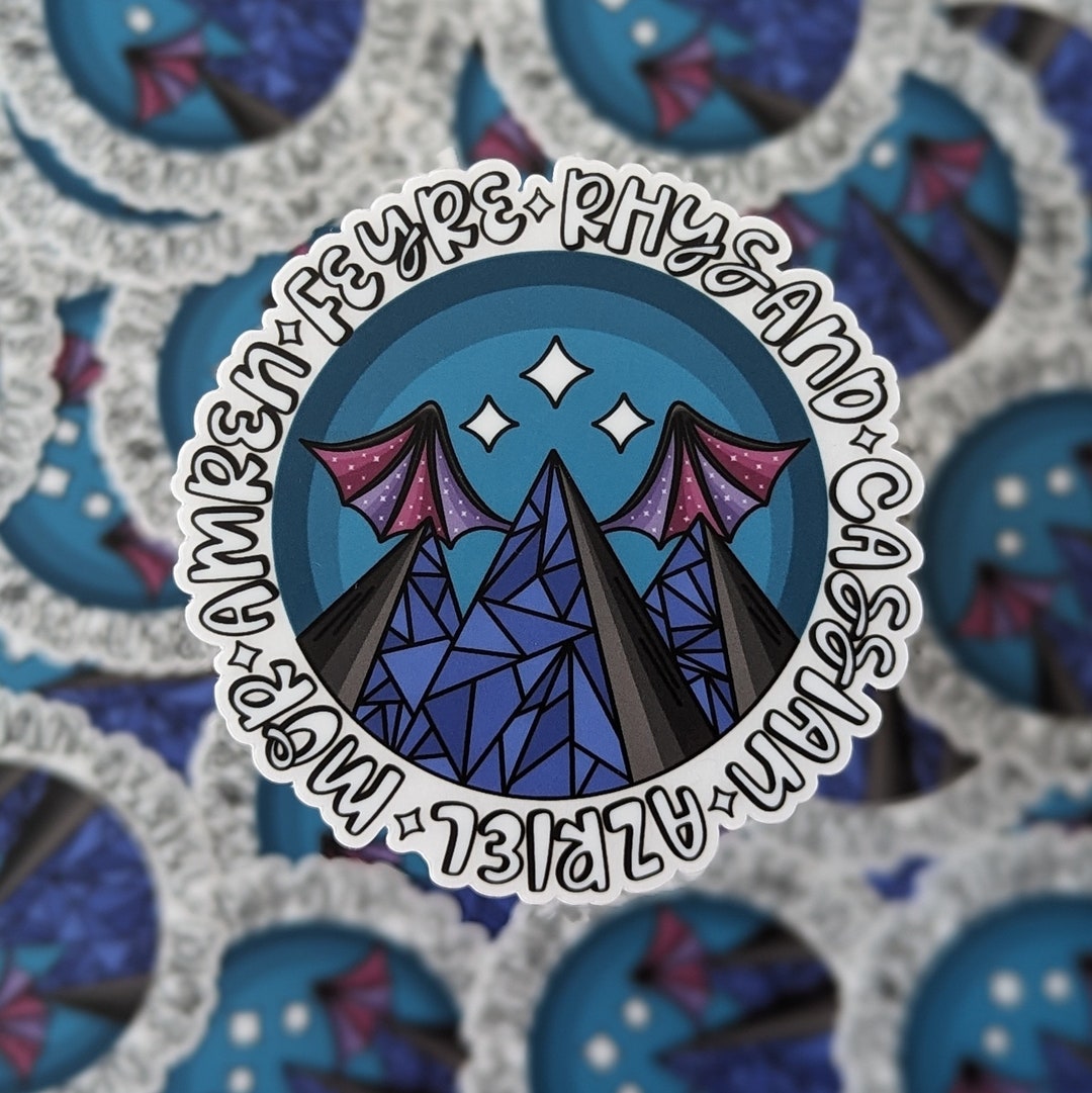 Inner Circle Licensed ACOTAR 3" Clear Vinyl Sticker - Etsy