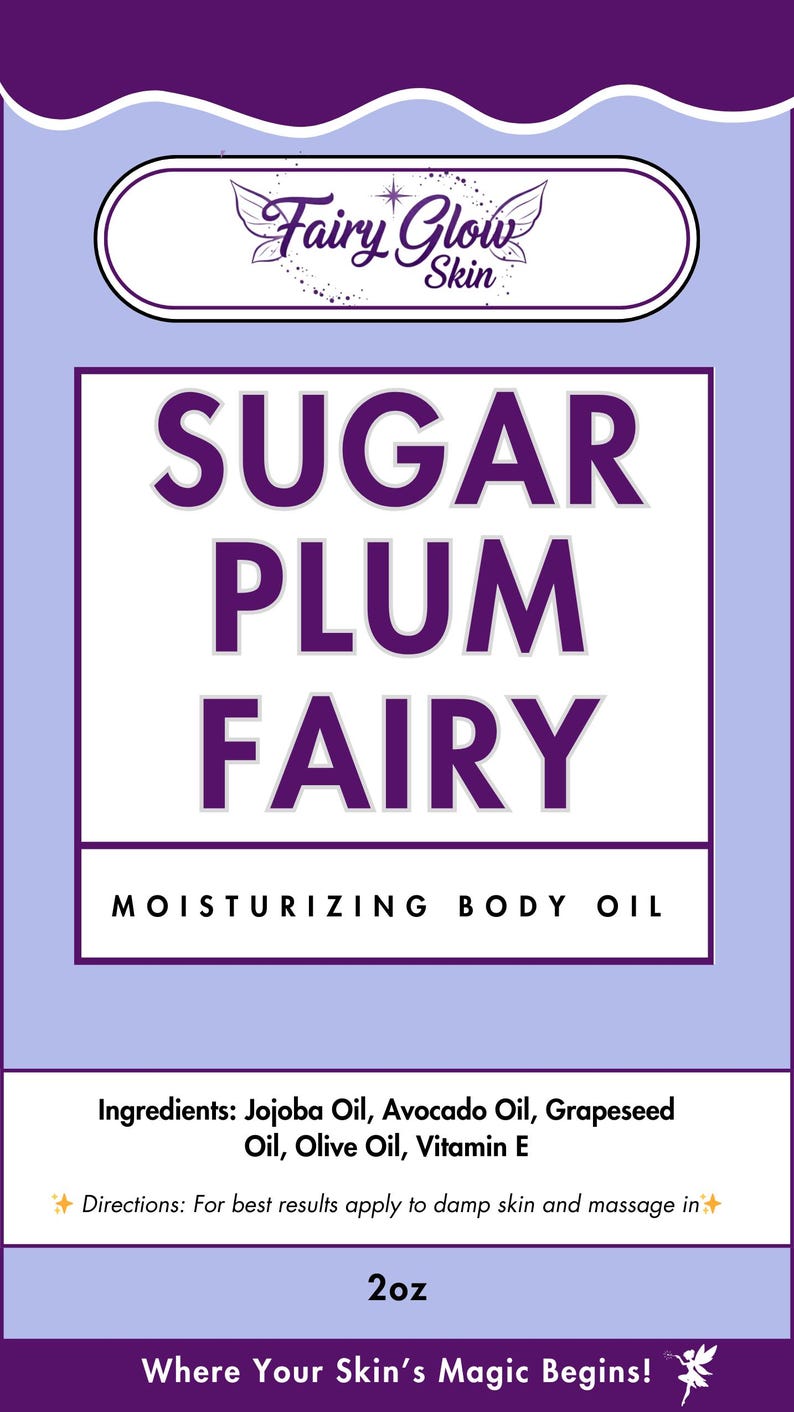 Editable Body Oil Label Template | Canva Cosmetic Label | Skincare ...