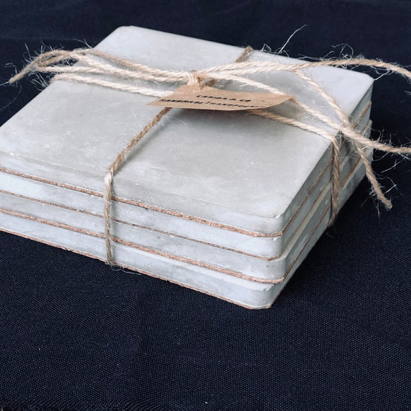 Cement Coasters - Etsy