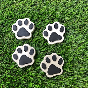 Paw Print Stones - Dog/cat Decoration for Outdoor Gardens , Cement Paws ...