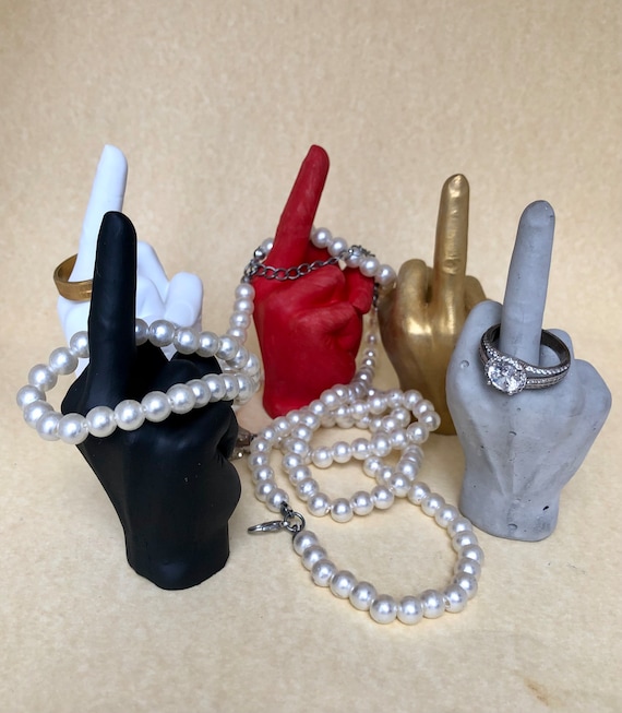 Middle Finger Statue .you Choose Color - Etsy
