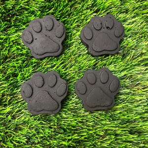 Paw Print Stones - Dog/cat Decoration for Outdoor Gardens , Cement Paws ...