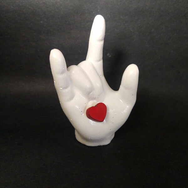 I Love You Asl Hand Sculpture - Etsy Canada