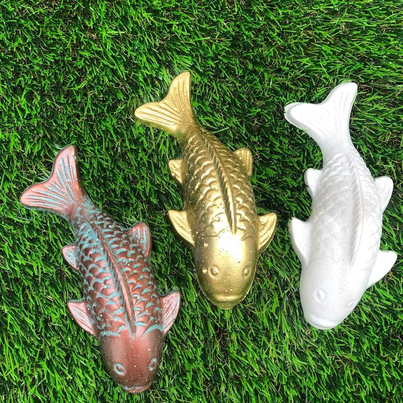 Fish Garden Pond Statues - Etsy